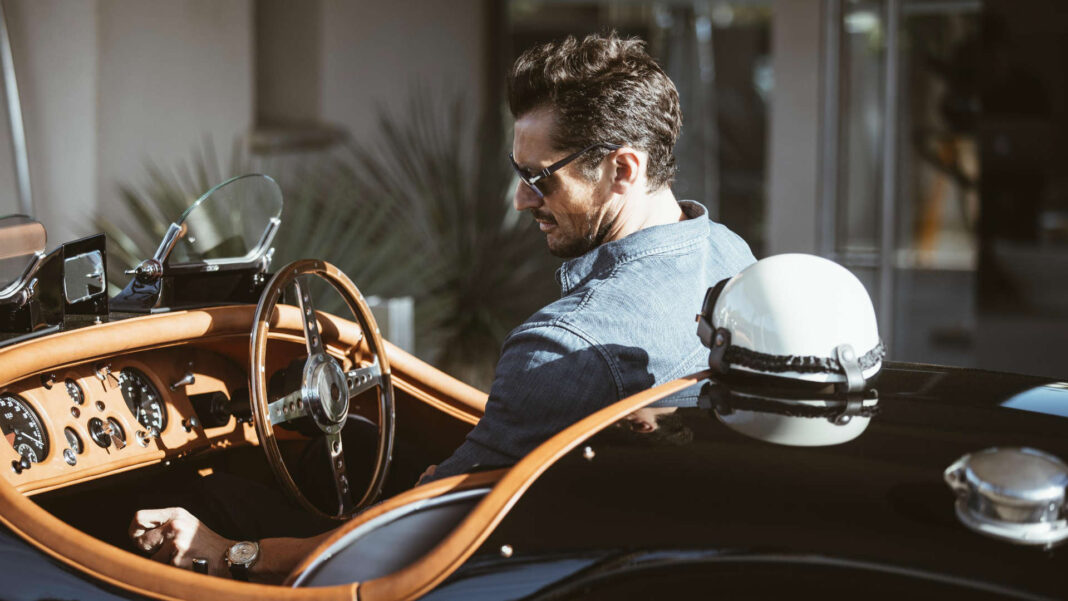 Jaguar Classic has built a bespoke XK120 for David Gandy