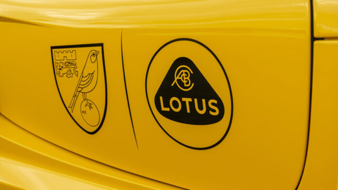 Norwich City signs Lotus Cars on Deadline Day