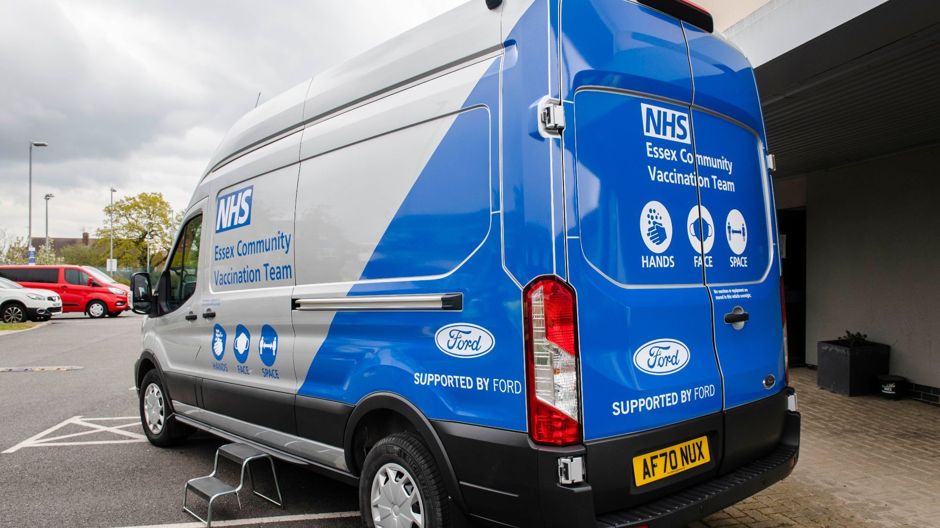 Ford and NHS trial vaccine van in Essex