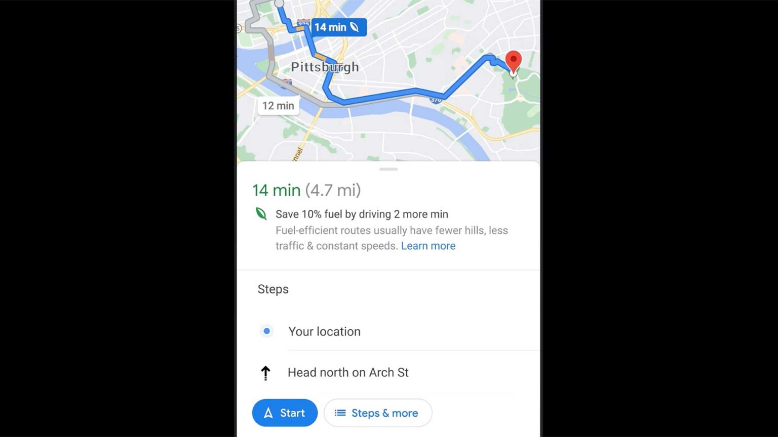 Google Maps to feature fuel-saving eco routing for motorists