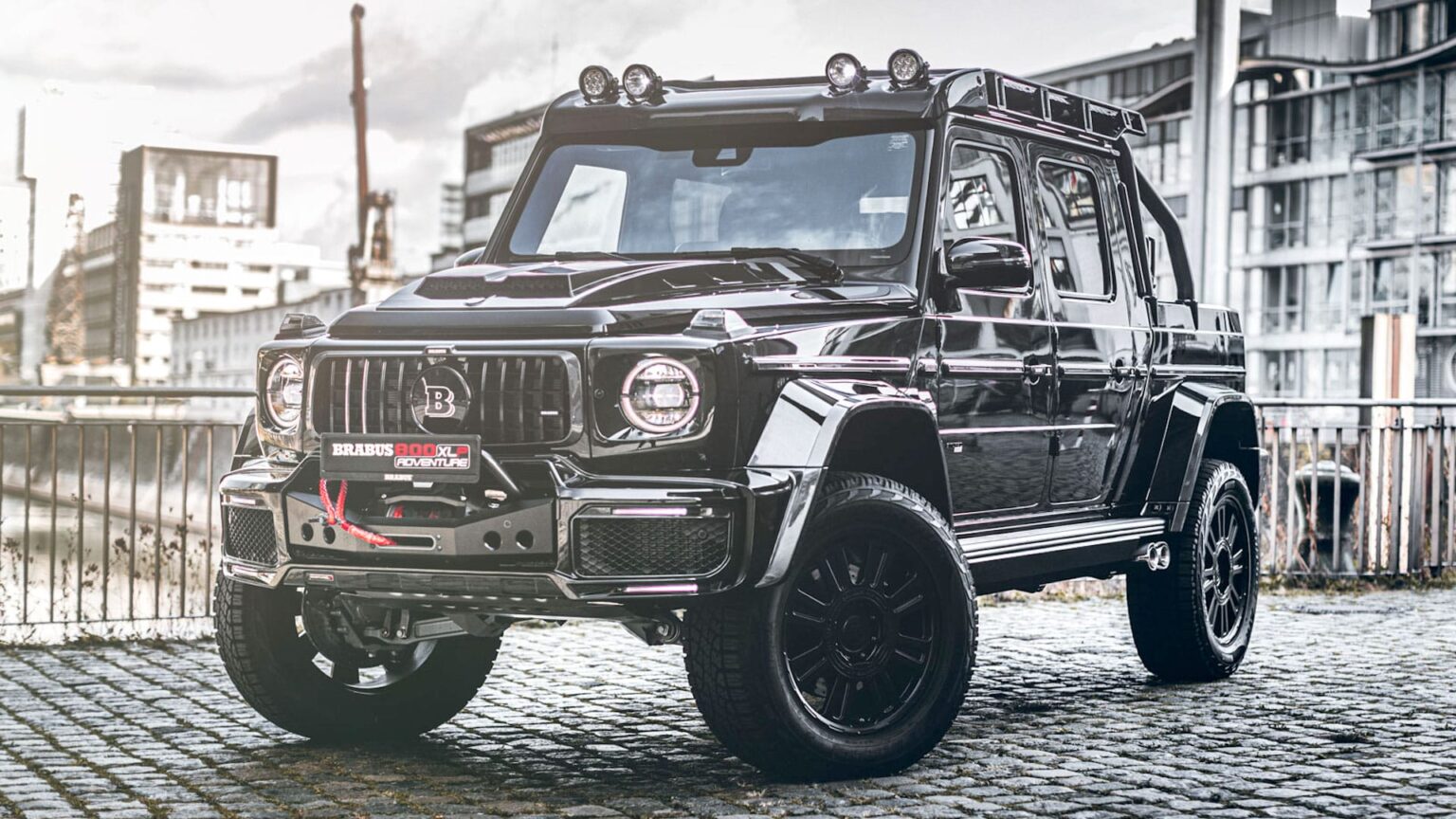 Brabus reveals sinister 800hp G-Class pickup truck - Motoring Research