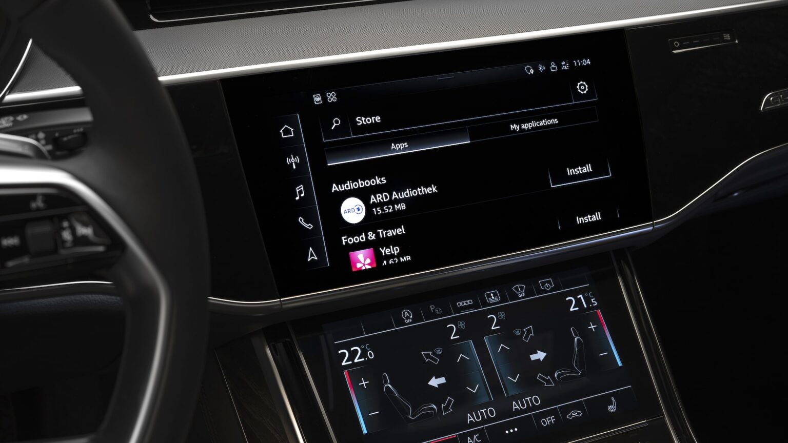 New Audis to feature YouTube, Spotify, TikTok and other apps