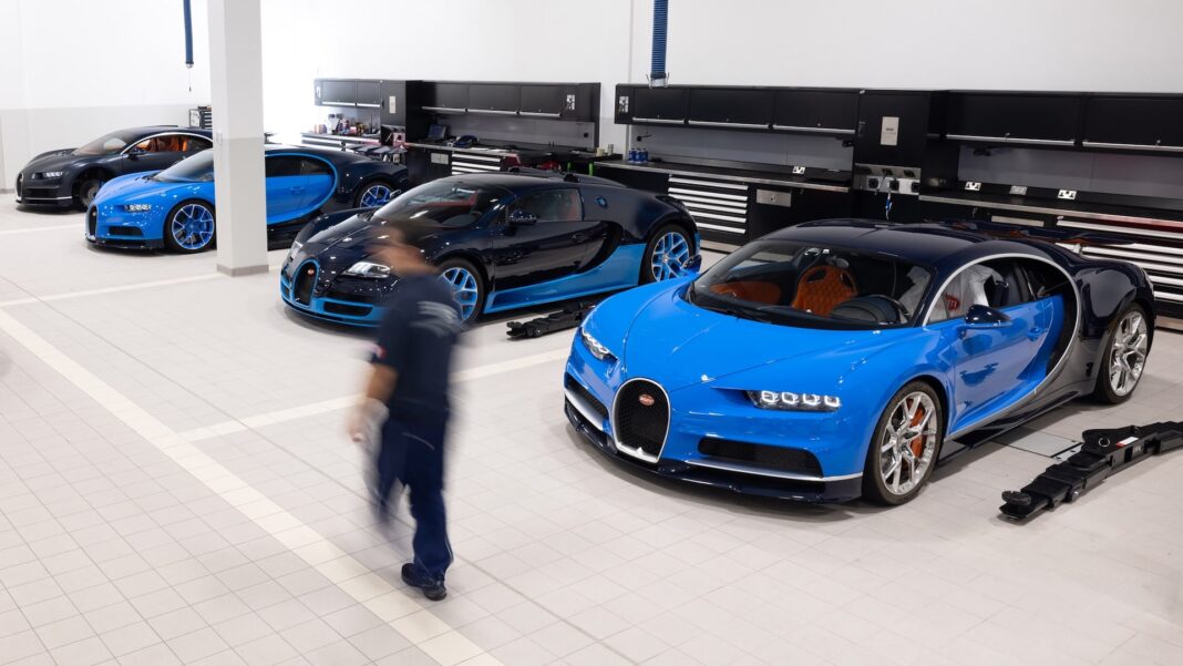 New Bugatti hypercar service centre opens in London
