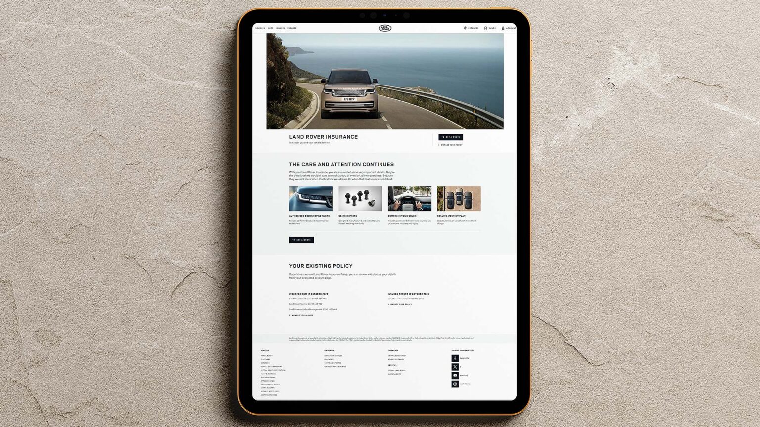 JLR launches Range Rover car insurance - Motoring Research