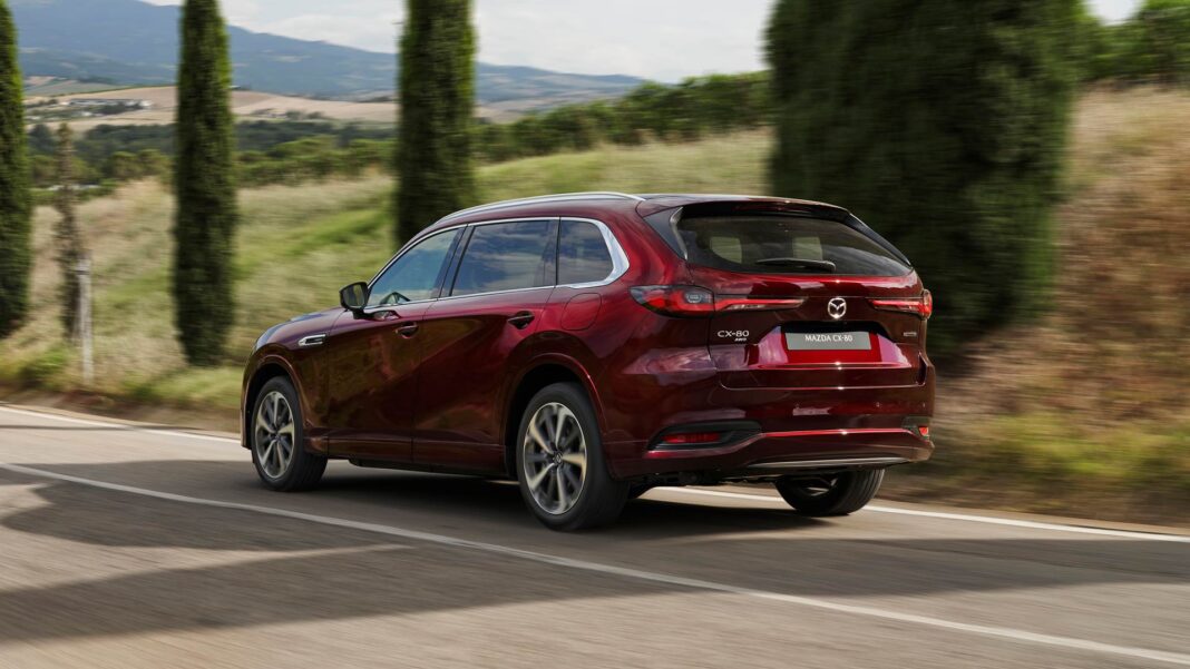 Mazda reveals new flagship CX-80 seven-seat SUV