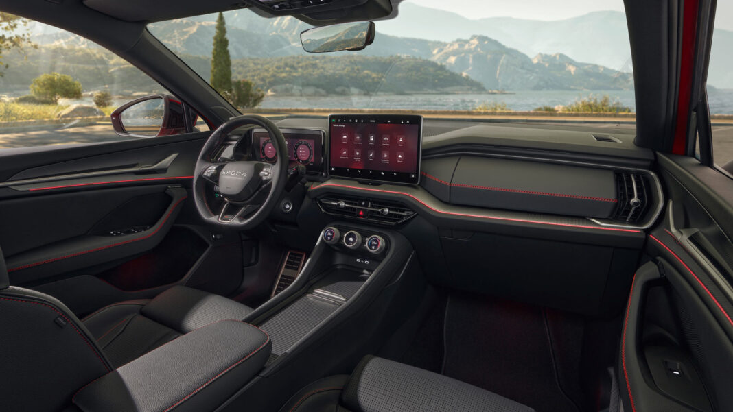 New 2025 Skoda Kodiaq vRS debuts with 265hp and 7 seats - Motoring Research