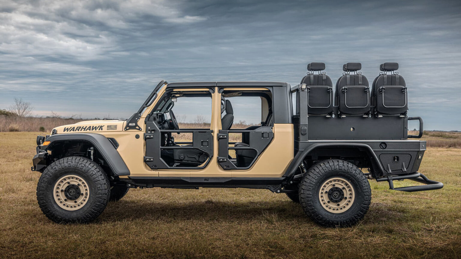 New Hennessey Warhawk is a Jeep-based tactical strike vehicle