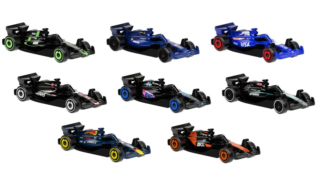 Hot Wheels reveals new Formula One car models for 2025