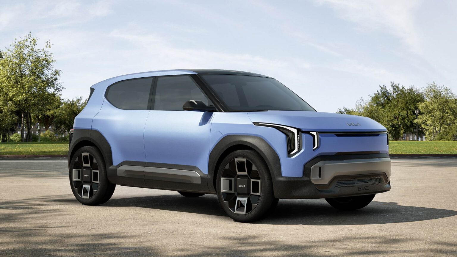 Kia EV2 concept previews new small electric SUV