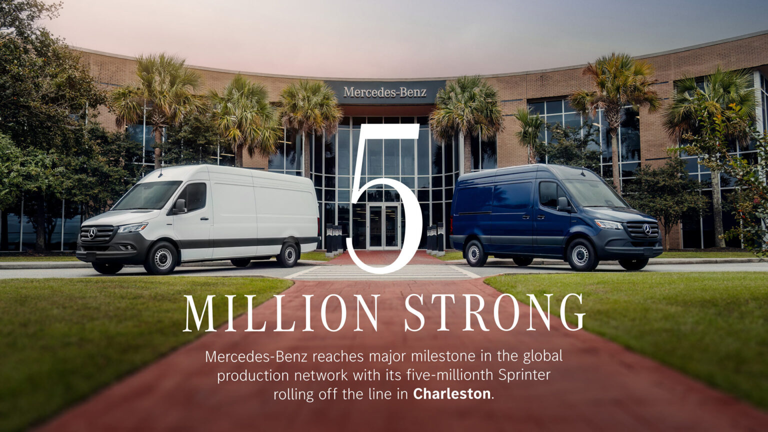 Mercedes-Benz has now built 5 million Sprinter vans