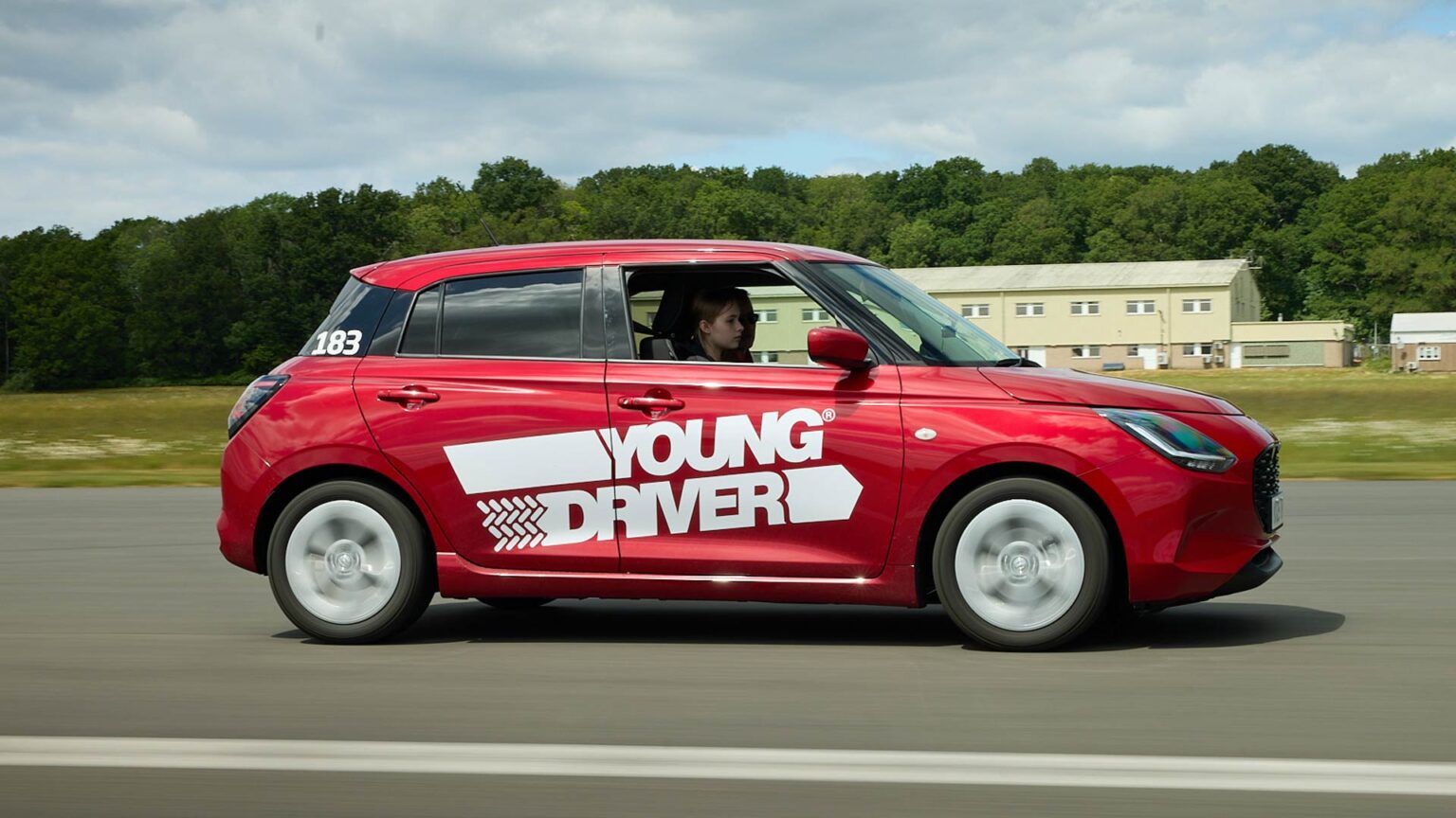 Young drivers can now tackle the famous Top Gear test track