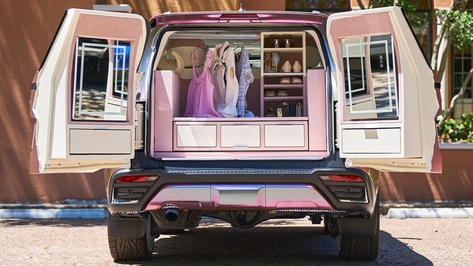 Lexus Glam LX is an SUV with a built-in wardrobe and nail salon
