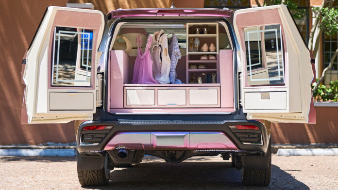 Lexus Glam LX is an SUV with a built-in wardrobe and nail salon