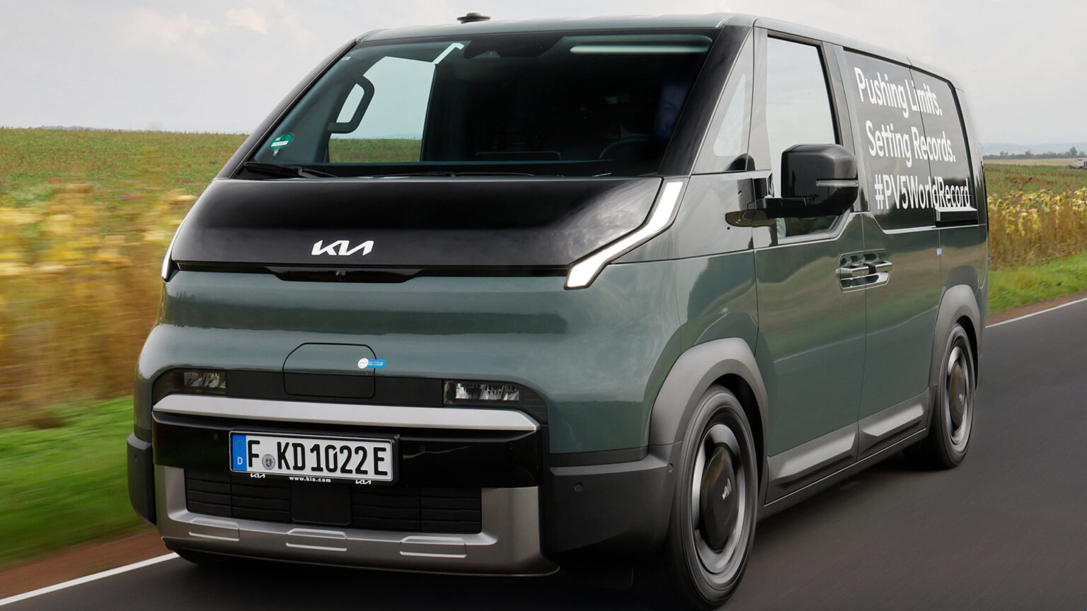 Kia PV5 sets new world record for electric vans