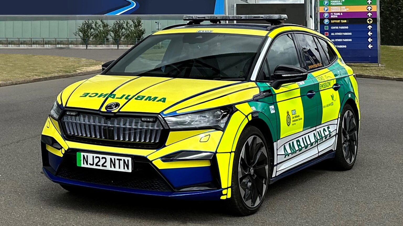 Only 1 in 6 emergency vehicles is hybrid or electric