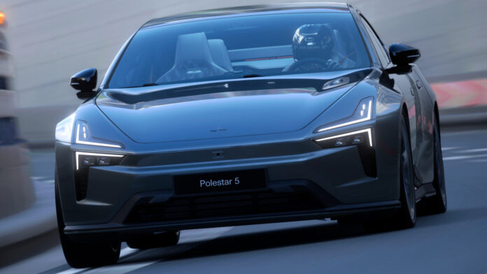 New Polestar 5 launched in Gran Turismo racing game