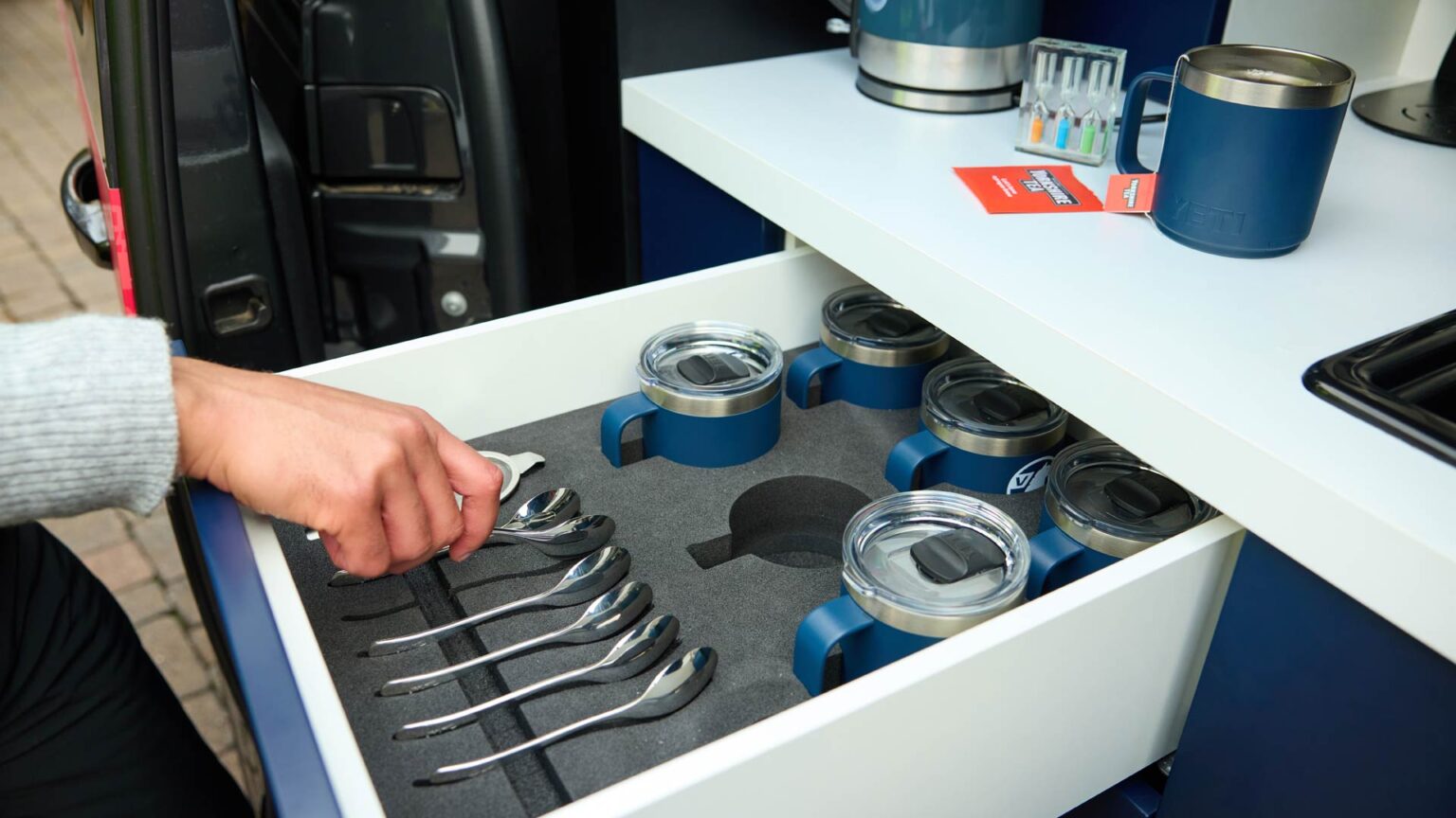 Vauxhall has designed a van to make the perfect cup of tea