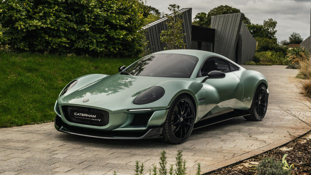 Caterham reveals more details of Project V electric sports car
