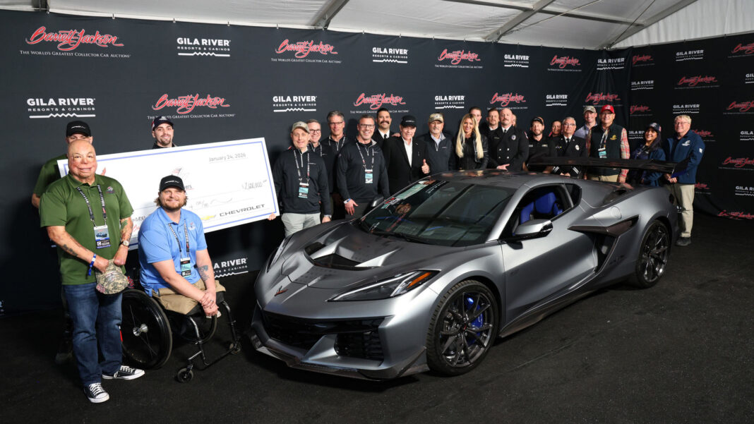 Unique 2026 Chevrolet Corvette ZR1X raises $2.6m for charity