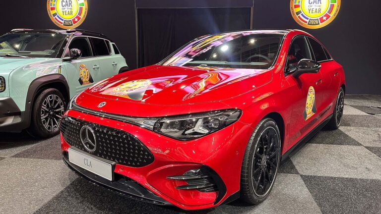 Mercedes-Benz CLA is European Car of the Year 2026 - Motoring Research