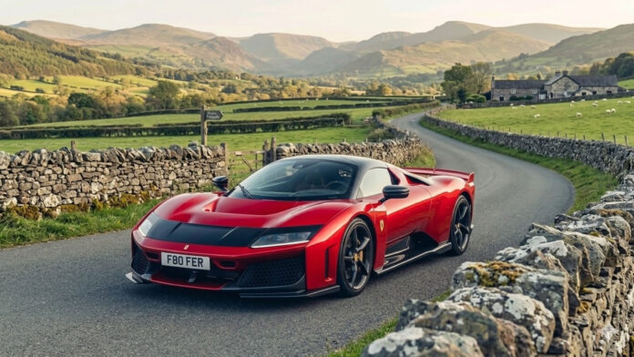 Ferrari number plate rockets in value, from £900 to £205,500